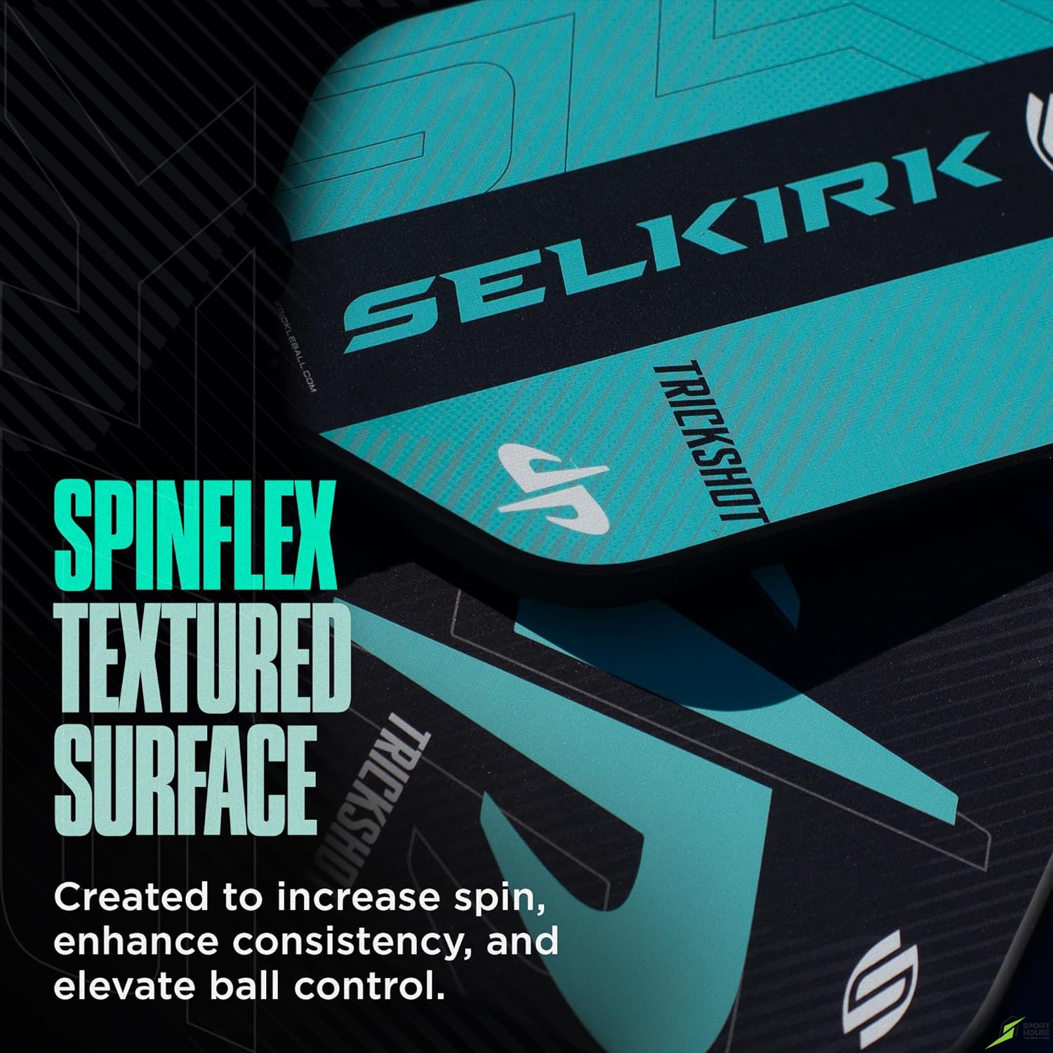 Vợt Pickleball Selkirk Bộ Dude Perfect Trickshot Bundle ( 2 vợt + 3 bóng )